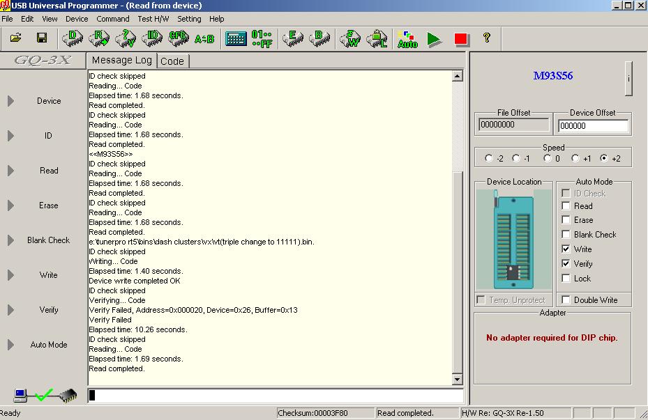 MCUmall EPROM BIOS Chip Burner Forum - L56R programming problems